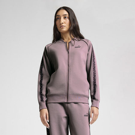 Click here for Puma Womens Animal Print Relaxed Track Jacket  X-s... prices