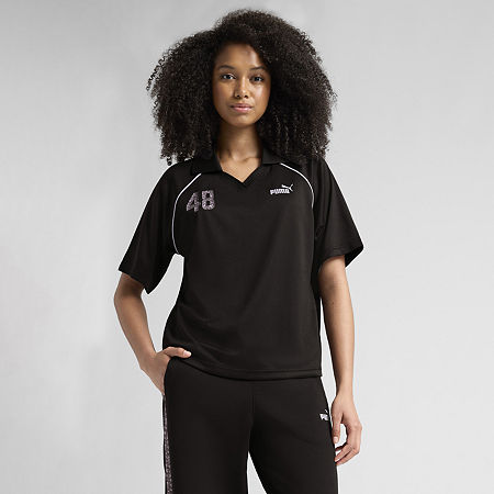 Click here for Puma Womens Animal Print Short Sleeve Jersey  X-sm... prices