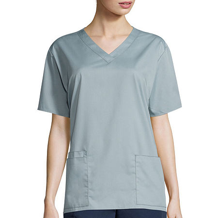 Click here for Wink Wonderwork Womens V Neck Short Sleeve Tag Fre... prices