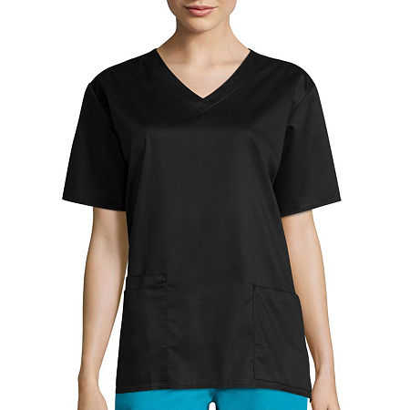 Click here for Wink Wonderwork Womens V Neck Short Sleeve Tag Fre... prices