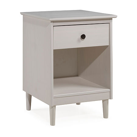 Click here for Modern 1 Drawer Open Storage Nightstand  One Size... prices
