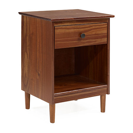 Click here for Modern 1 Drawer Open Storage Nightstand  One Size... prices