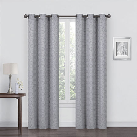 Click here for Regal Home Mackenna Jacquard Grommet Top Light-Fil... prices