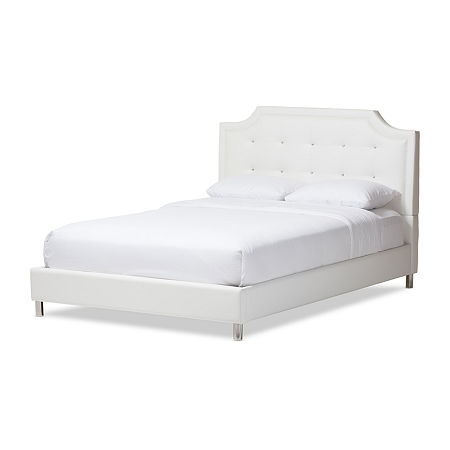Click here for Carlotta Faux Leather Upholstered Bed  One Size  W... prices