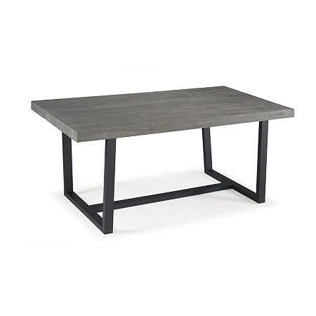 Click here for Walker Edison Rectangular Wood-Top Dining Table  O... prices