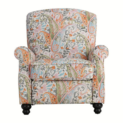 ProLounger Schulski Contemporary Push Back Recliner in Paisley - JCPenney