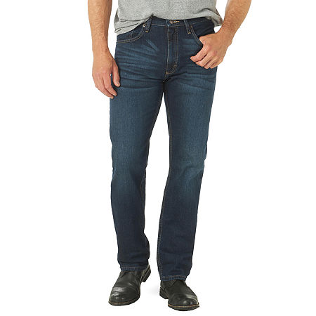 Click here for Wrangler Regular Fit Jean  40 32  Blue prices