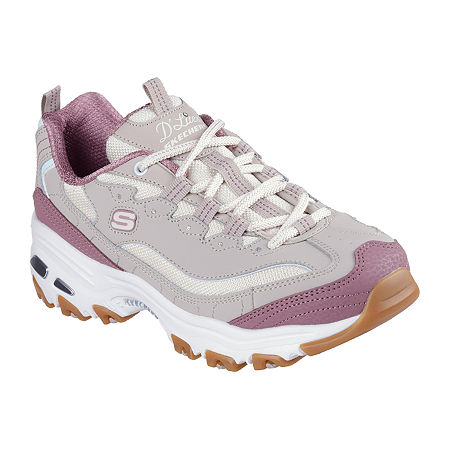 Click here for Skechers DLites Womens Sneakers  7 Medium  White prices