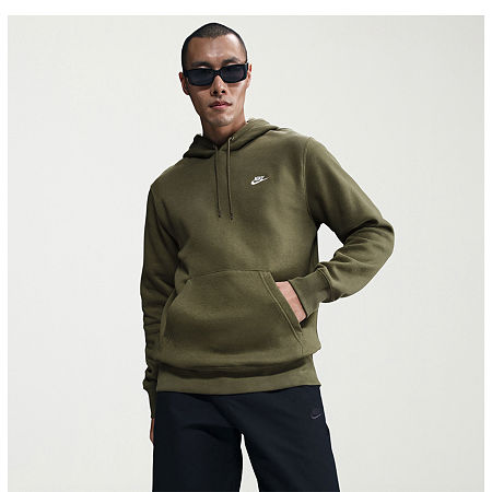 Click here for Nike Club Mens Pullover Fleece Logo Hoodie - Mediu... prices