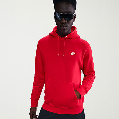 Click here for Nike Club Mens Pullover Fleece Logo Hoodie - Unive... prices