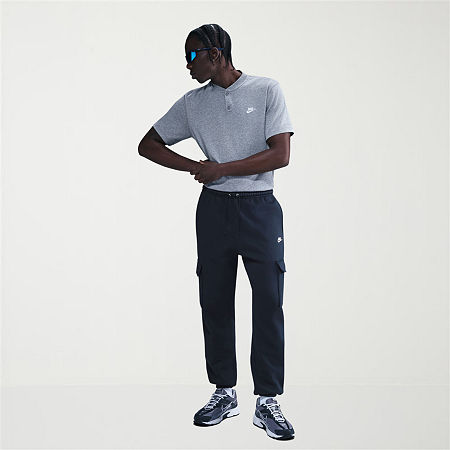 Click here for Nike Mens Club Fleece Cargo Pants - Obsidian/Obsid... prices