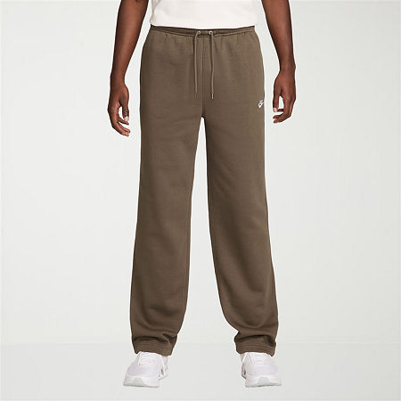Click here for Nike Mens Club Brushed Fleece Open Hem Pants - Mos... prices