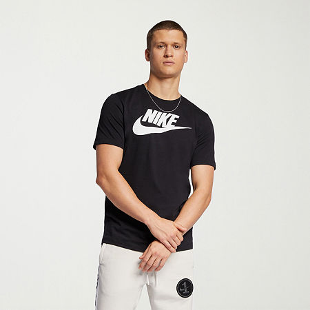 Click here for Nike Mens Sportswear Logo T-Shirt - Black/white prices