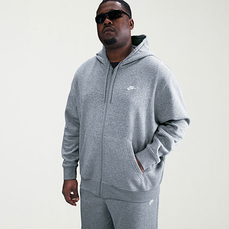 Click here for Nike Club Big and Tall Mens Long Sleeve Zipper Hoo... prices