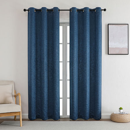 Click here for Bard Grommet Top Blackout Set of 2 Curtain Panel... prices