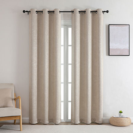 Click here for Lara Grommet Top Blackout Set of 2 Curtain Panel... prices