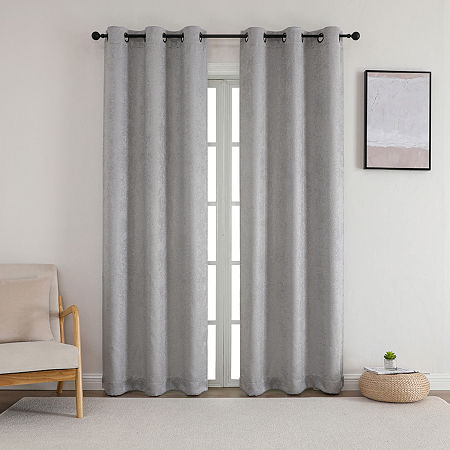 Click here for Starltt Grommet Top Blackout Set of 2 Curtain Pane... prices