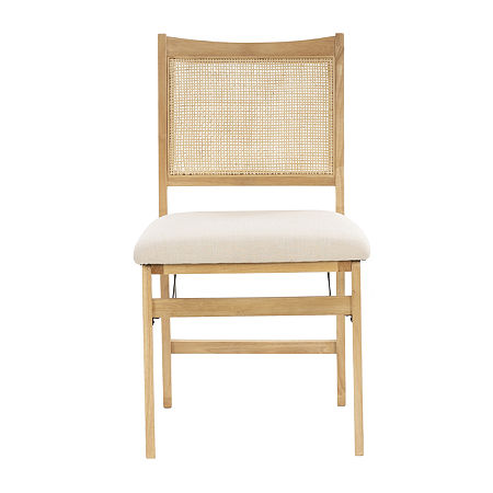 Click here for Bonnie Cane Back Folding Chair  One Size  White prices
