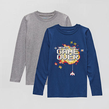 Click here for Thereabouts Little & Big Kid Boys Crew Neck Long S... prices