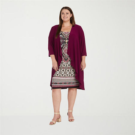 Click here for R & M Richards Womens Jacket Dress Plus  22w  Red prices