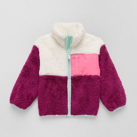 Click here for Okie Dokie Sherpa Girls Midweight Jacket  6  White prices