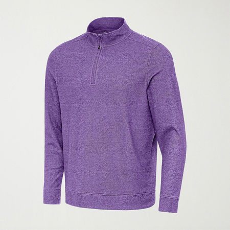Click here for Antigua Mens Long Sleeve Active Quarter-Zip Pullov... prices