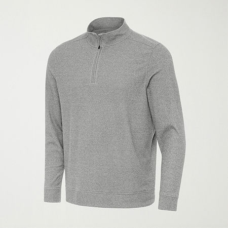 Click here for Antigua Mens Long Sleeve Active Quarter-Zip Pullov... prices