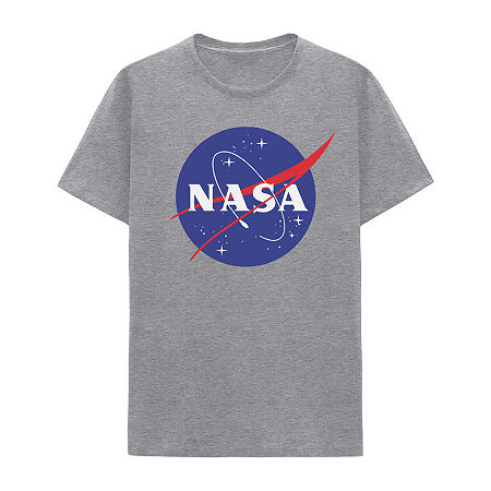 Click here for Mens Crew Neck Short Sleeve Regular Fit NASA Big a... prices
