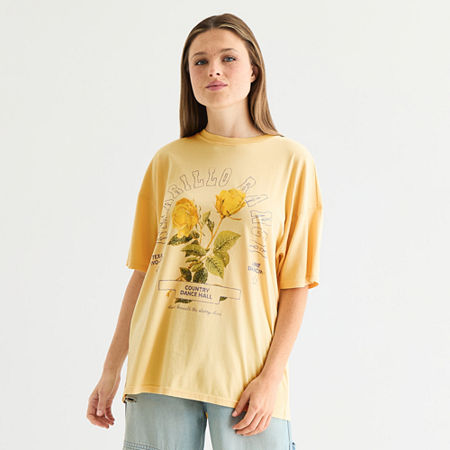 Click here for Arizona Womens Crew Neck Short Sleeve Oversized Ju... prices