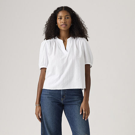 Click here for Levis Womens Amelie Cotton Poplin Blouse - Bright... prices