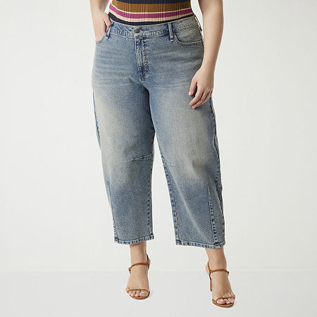 Click here for JS Jessica Simpson Womens Plus Barrel Jean  16w  B... prices