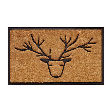 Click here for Calloway Mills Deer Outdoor Rectangular Doormat  O... prices