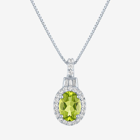 Click here for Womens Genuine Green Peridot Sterling Silver 18 In... prices