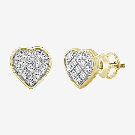 Click here for Diamond Accent Natural White Diamond 10K Gold 5.4m... prices