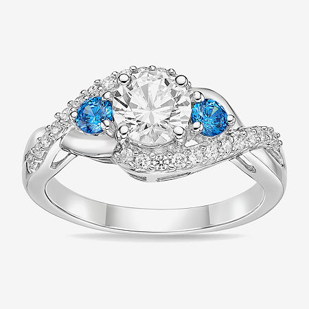 Click here for Diamonart Womens Blue Cubic Zirconia Sterling Silv... prices