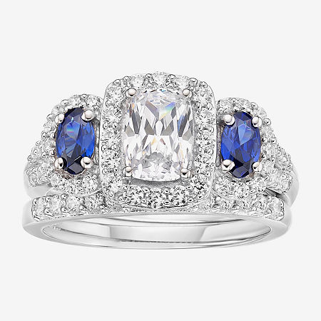 Click here for DiamonArt Womens White Cubic Zirconia Sterling Sil... prices