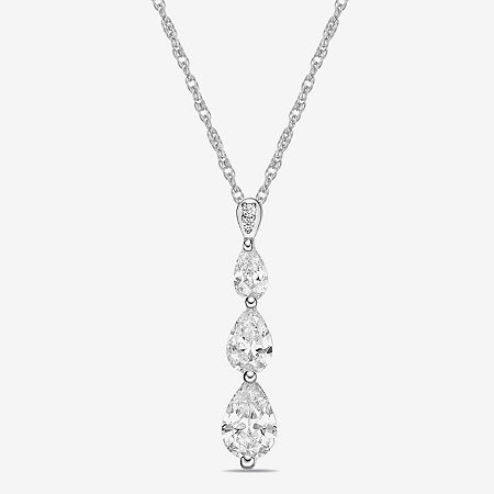 Click here for Diamonart 3-Stone Womens Cubic Zirconia Sterling S... prices