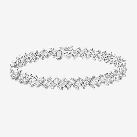 Click here for Diamonart Womens Sterling Silver Solid Link Bracel... prices