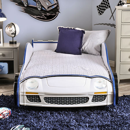 Click here for Rixi Wheeled Police Car Platform Bed  One Size  Wh... prices