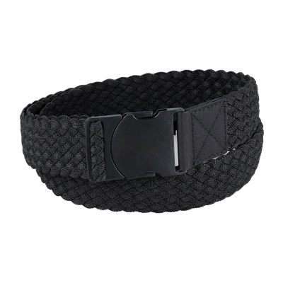 Exact Fit Strecth Braid Mens Belt, Color: Black - JCPenney