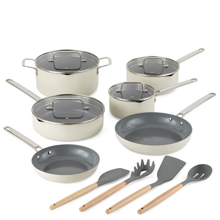 Click here for Cooks Ceramic 14-pc. Non-Stick Cookware Set  One S... prices