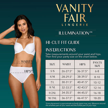 Click here for Vanity Fair Illumination High Cut Panty - 13108  7... prices