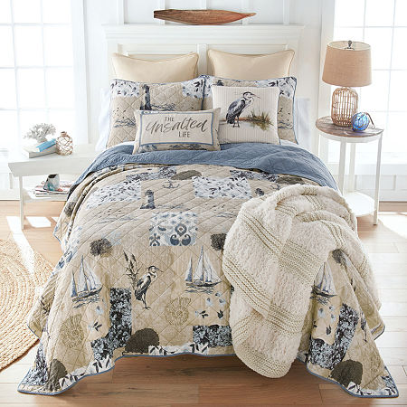 Click here for Donna Sharp Seascape Hypoallergenic Quilt Set  One... prices