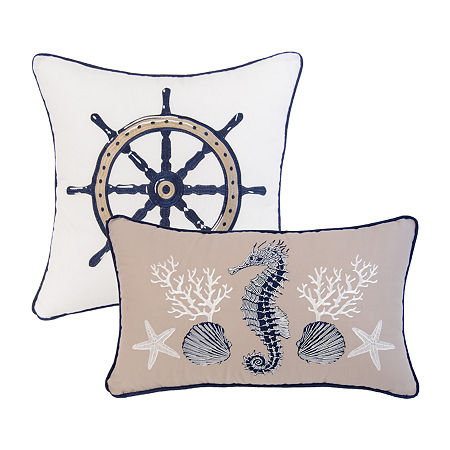 Click here for Donna Sharp Checker Indigo Nautical 2-pc. Rectangu... prices