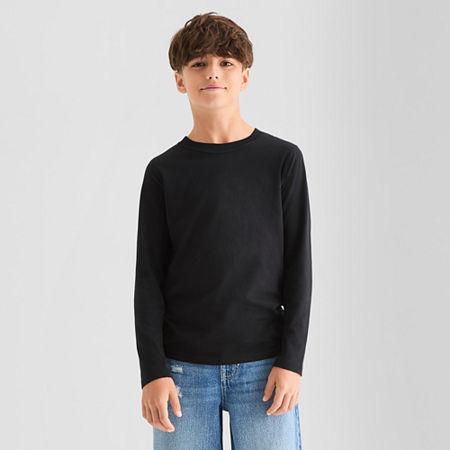 Click here for Thereabouts Little & Big Kid Boys Crew Neck Long S... prices