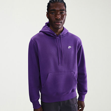 Click here for Nike Club Mens Pullover Fleece Logo Hoodie - Wild... prices