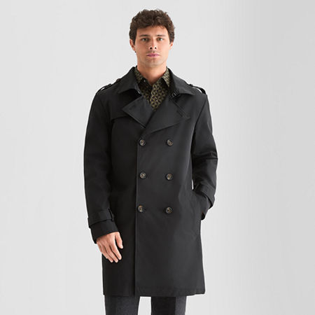Click here for J. Ferrar Mens Midweight Trench Coat  X-large  Bla... prices