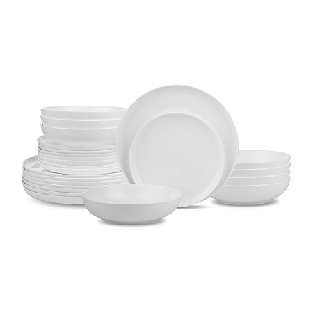 Stone Lain Gabrielle 24 Pc. Dinnerware Set  Service for 8 - White