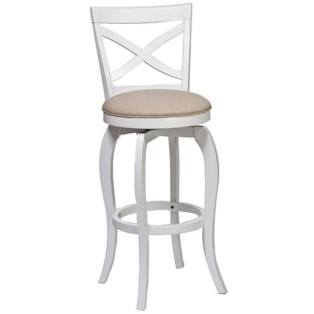 Click here for Ellendale Bar-Height Bar Stool  One Size  White prices