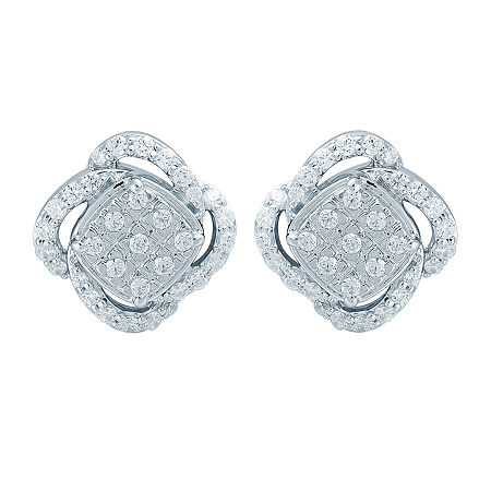 Click here for 1/2 CT. T.W. Natural White Diamond Sterling Silver... prices